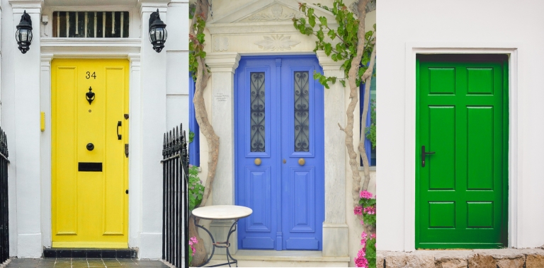 How to Choose the Right Colour for your Front Door | Geranium Blog